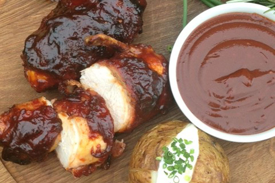 BBQ chicken and bacon recipe
